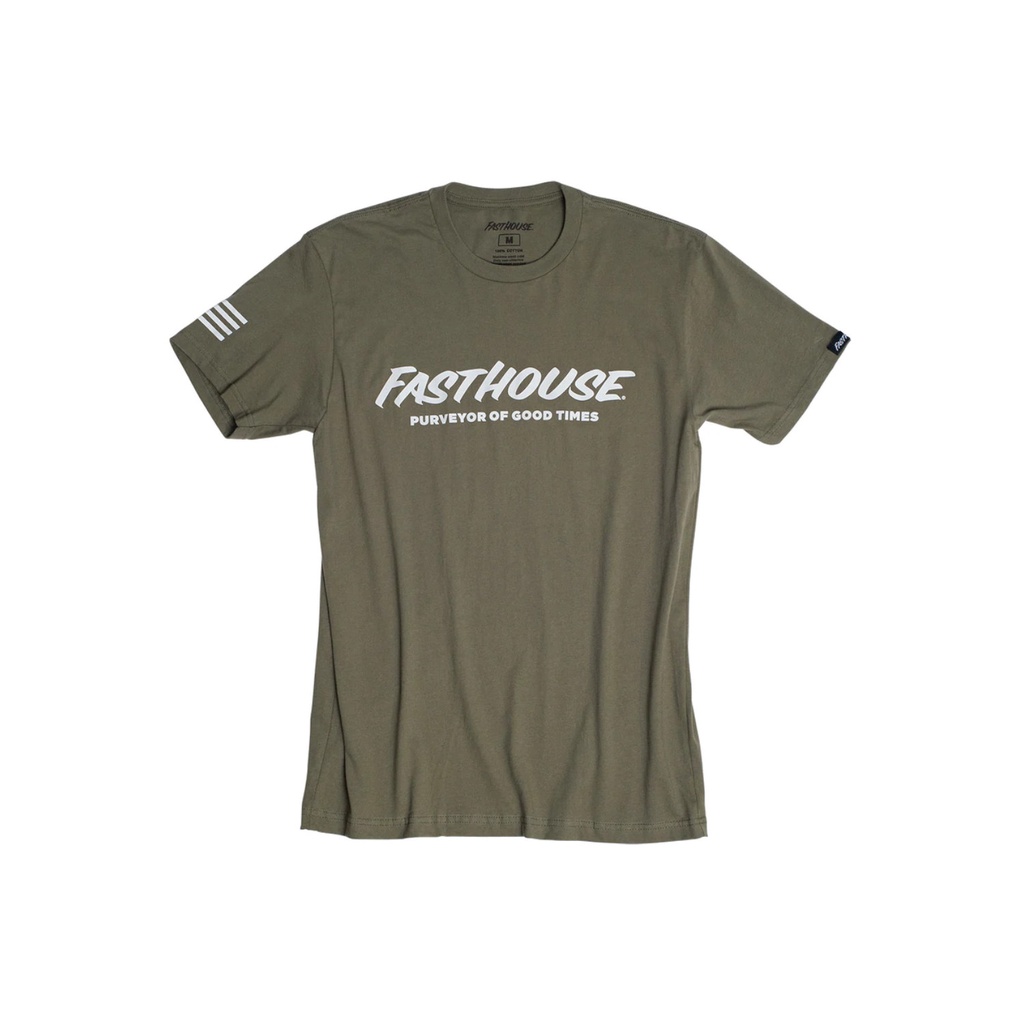 FASTHOUSE - TSHIRT - LOGO TEE MILITARY GREEN | Shopee Malaysia
