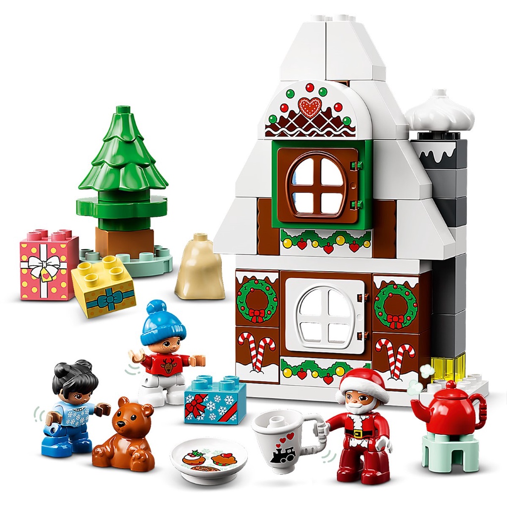 10976 LEGO Duplo Santa's Gingerbread House (50 Pieces) | Shopee Malaysia