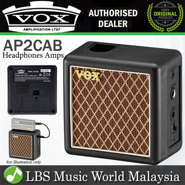 Vox AP2CAB 2 Watt AmPlug Powered Speaker Cabinet Amp Amplifier for ...