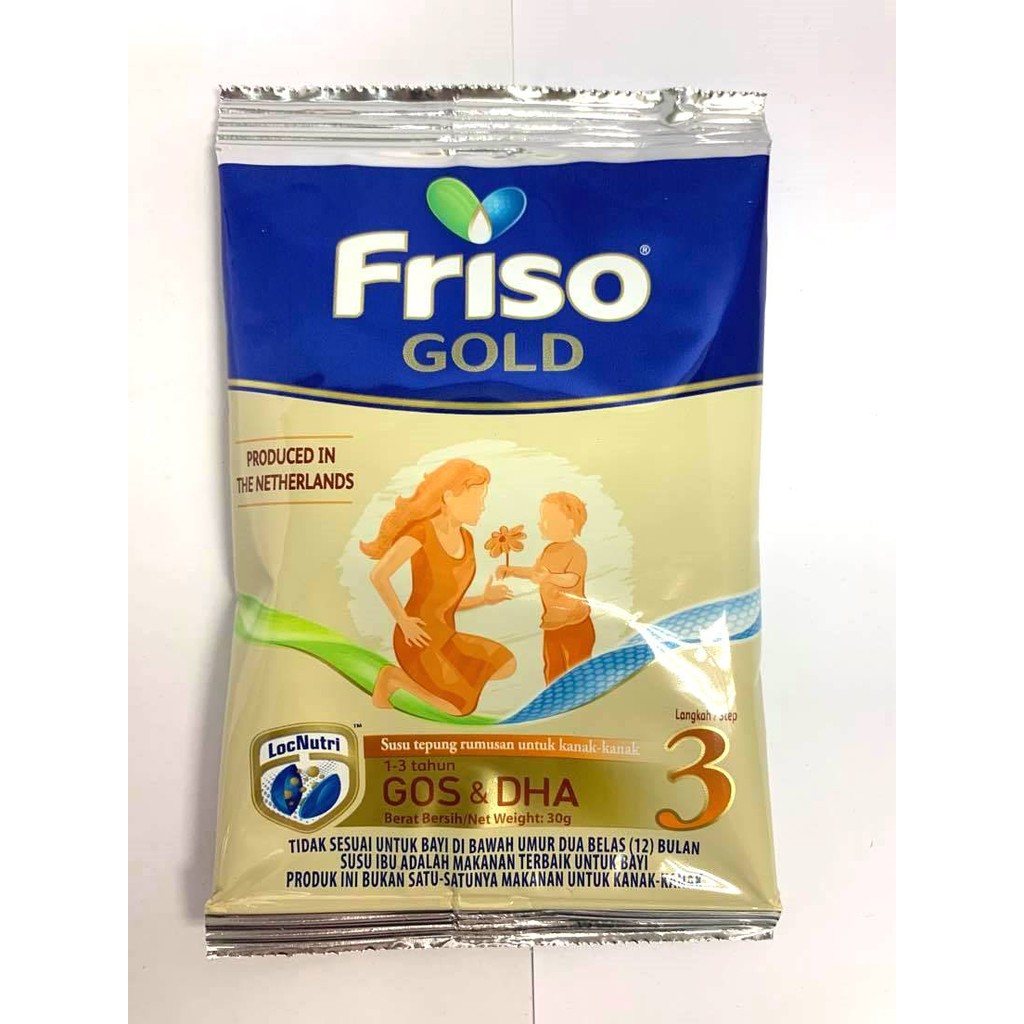Friso Gold Step 3 1-3 years old 30g expired 10/25 | Shopee Malaysia