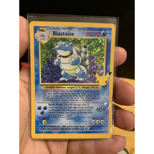 Pokemon Tcg - Blastoise 25th Celebrations | Shopee Malaysia