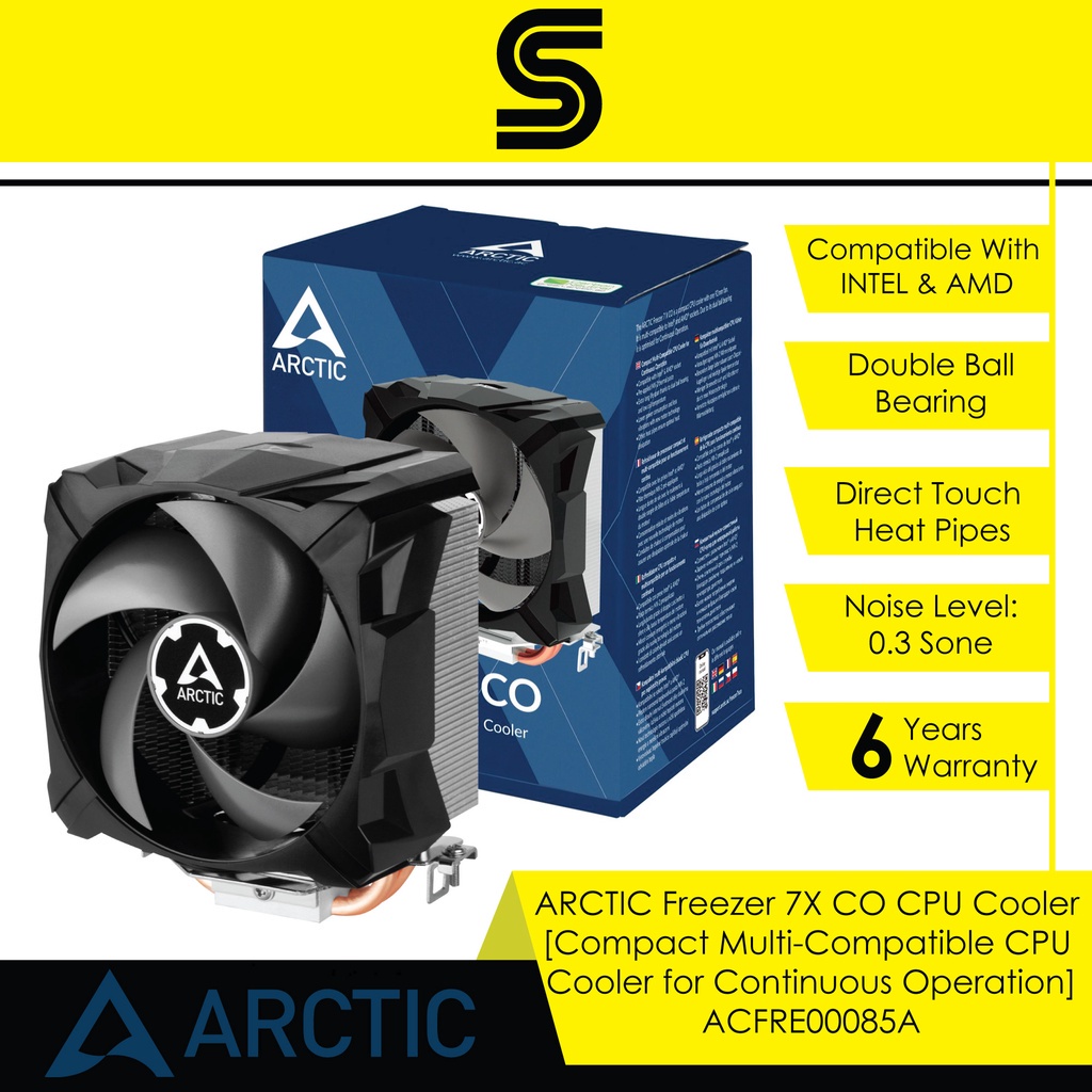ARCTIC Freezer 7X CO CPU Cooler [Compact Multi-Compatible CPU Cooler ...