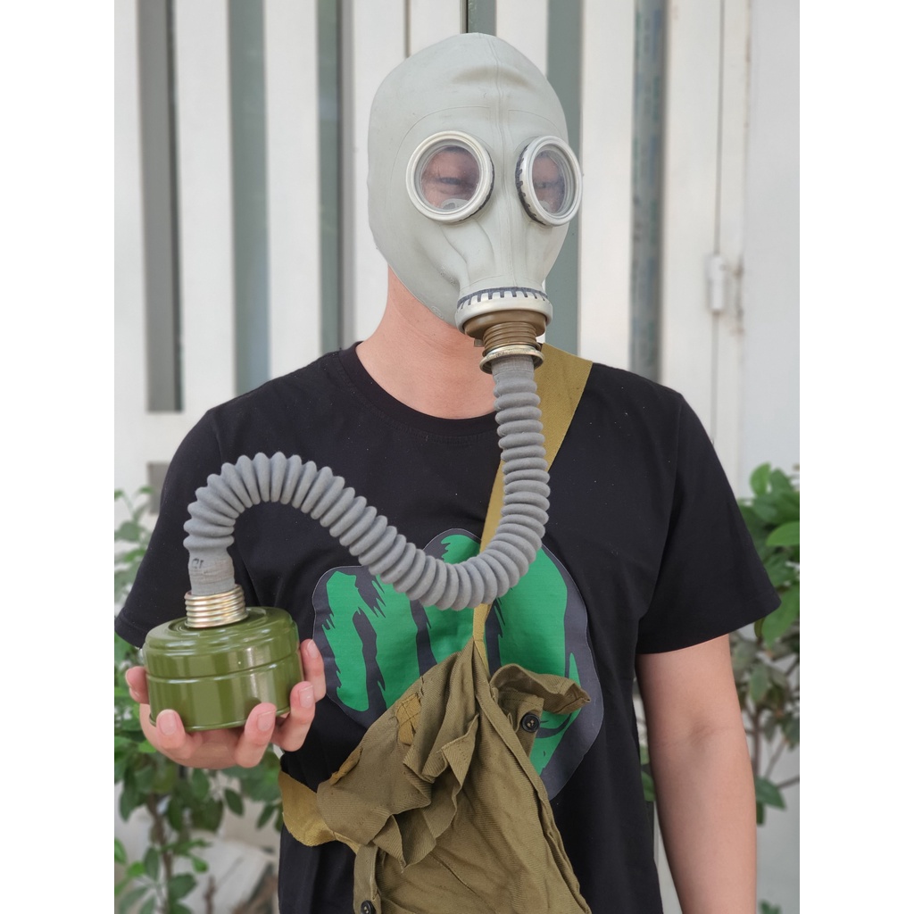 Soviet toxic smoke mask with premium spout (small filter) | Shopee Malaysia