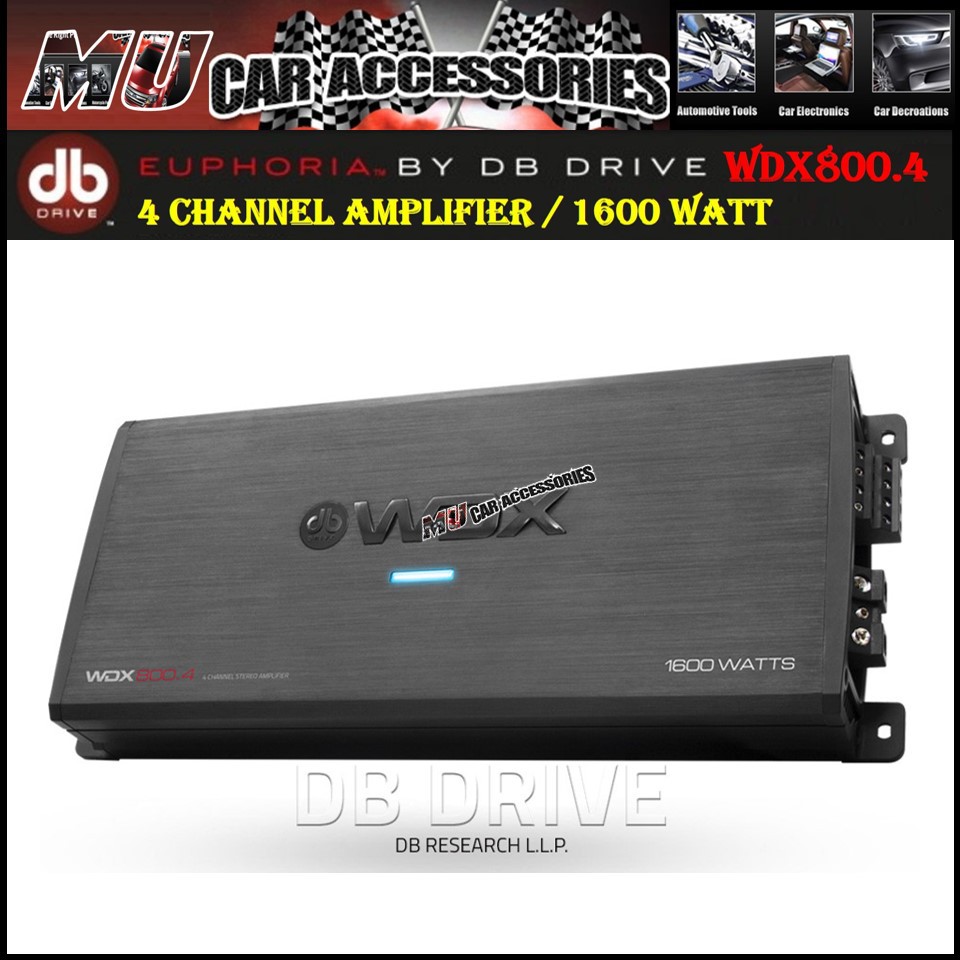 db Drive WDX800.4 4 Channel Amplifier (1600Watts) | Shopee Malaysia