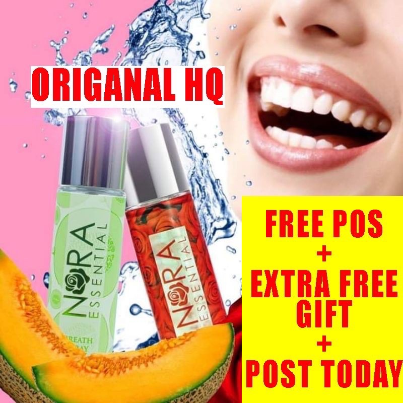 🔥 Perfume Mulut NORA ESSENTIAL BREATH SPRAY - READY STOCK (PEWANGI ...