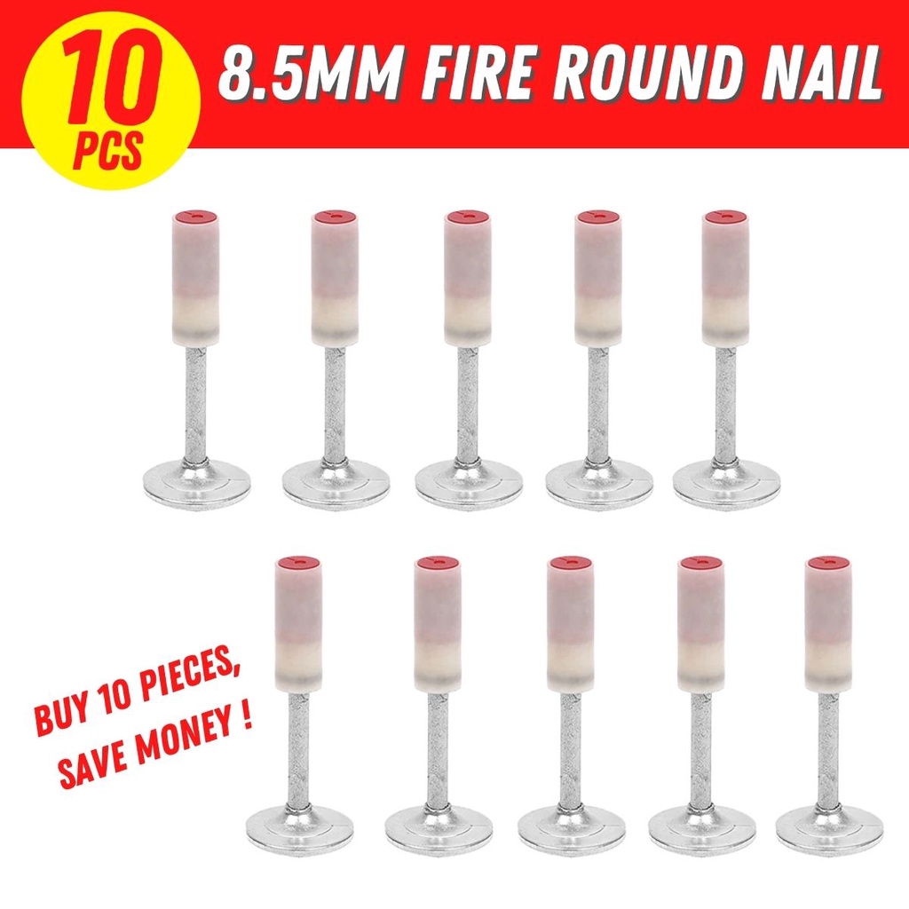 10PCS 7.3/8.5mm Nail Artifact Rivet Fastener Conduit Shooter Ceiling ...