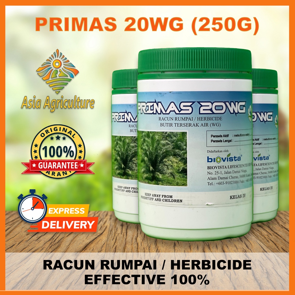 ASIA AGRICULTURE PRIMAS 20WG RACUN RUMPAI HERBICIDE | Shopee Malaysia