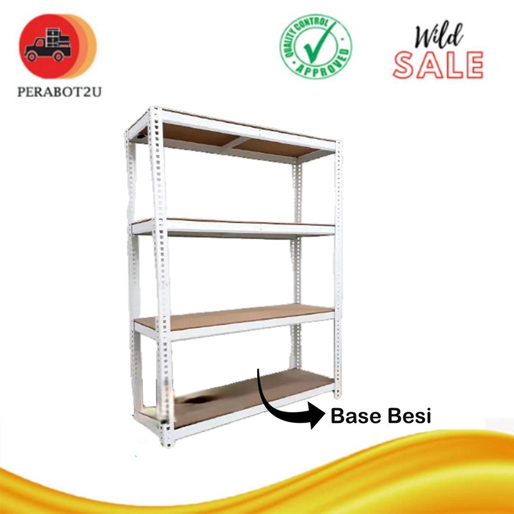 P2U YADA Rak Besi 4 Tingkat / Storage Rack / Rak Besi Serbaguna ...