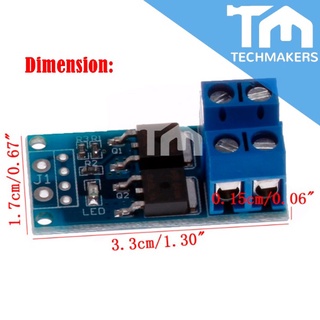 D4184 Dual Mosfet N-Channel Module 15A 400W PWM Trigger FET Switch ...