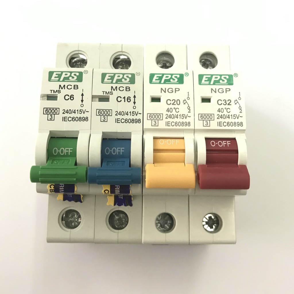 EPS 1 POLE MCB 6A,16A,20A,32A Miniature Circuit Breaker (6KA & SIRIM APPROVE) | Shopee Malaysia