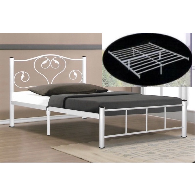 🔥READY STOCK🔥Furnimall Metal Double Bed/Katil Kelamin Besi/Katil Queen ...