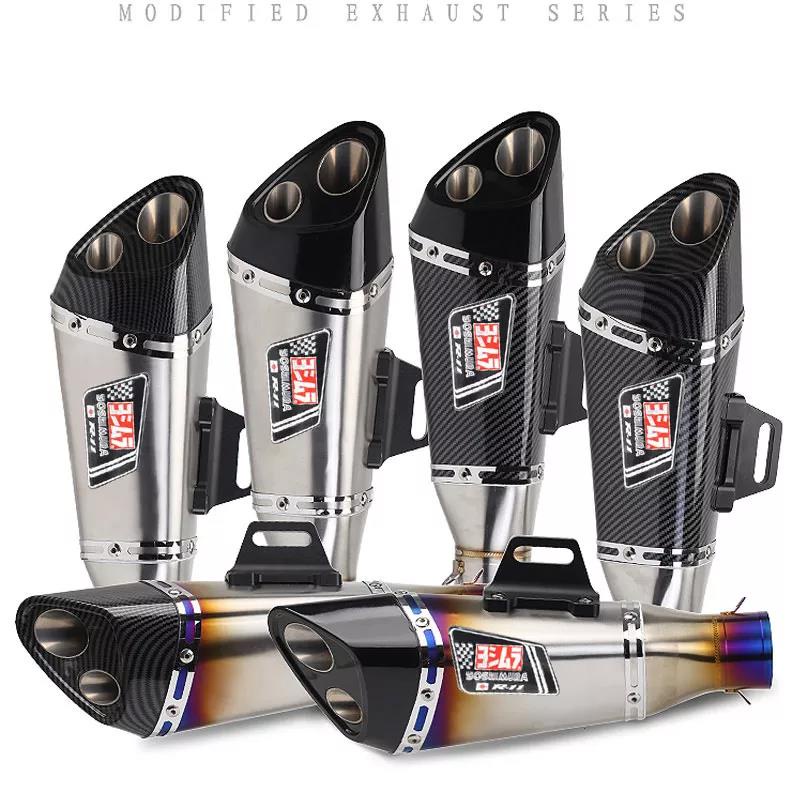 51mm Universal Modified Motorcycle Yoshimura Exhaust Pipe Escape Moto ...