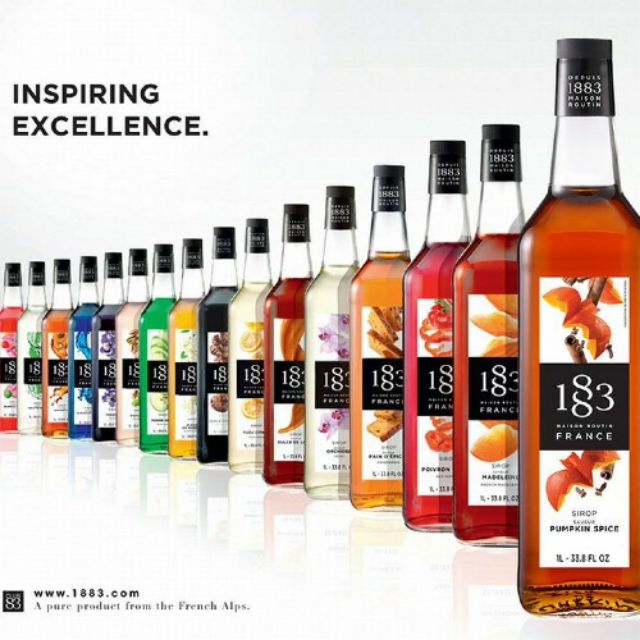 1883 MAISON ROUTIN SYRUP FRENCH 1L AUTHENTIC x8BOTTLES | Shopee Malaysia