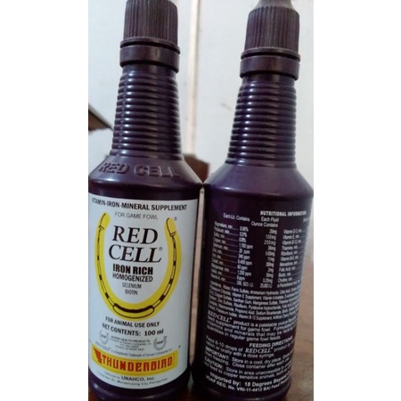 Thunderbird - Red Cell Advance | Iron Rich Homogenized Selenium Biotin ...