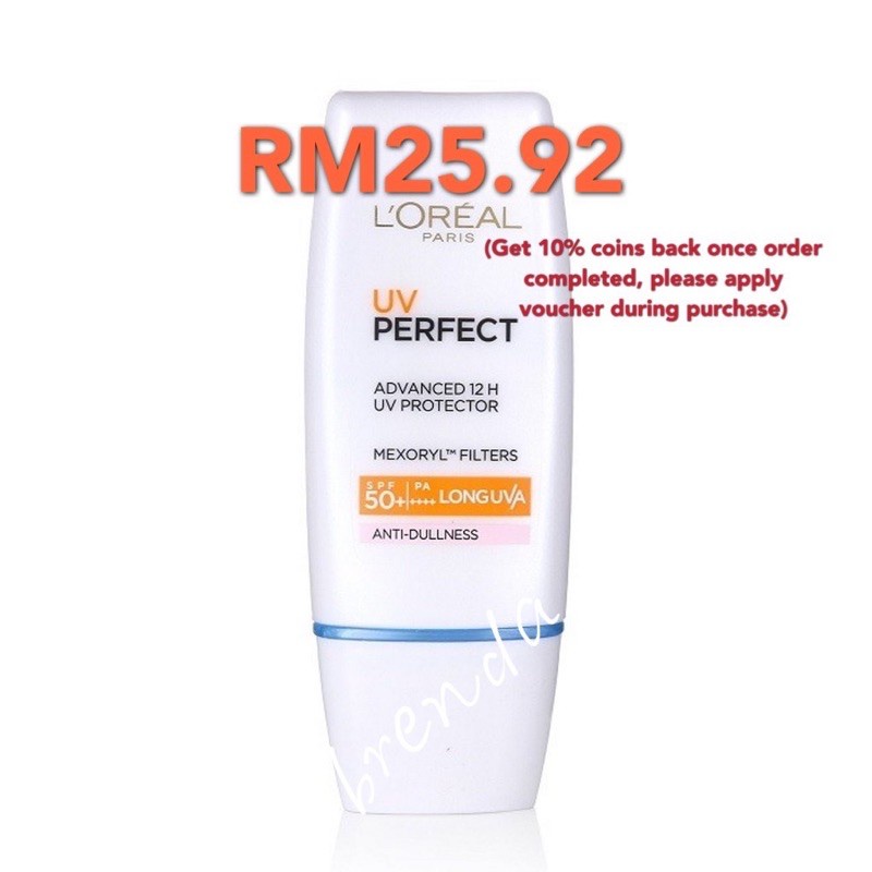 sunscreen Pelindung matahari Loreal Paris UV Perfect Anti-Dullness ...