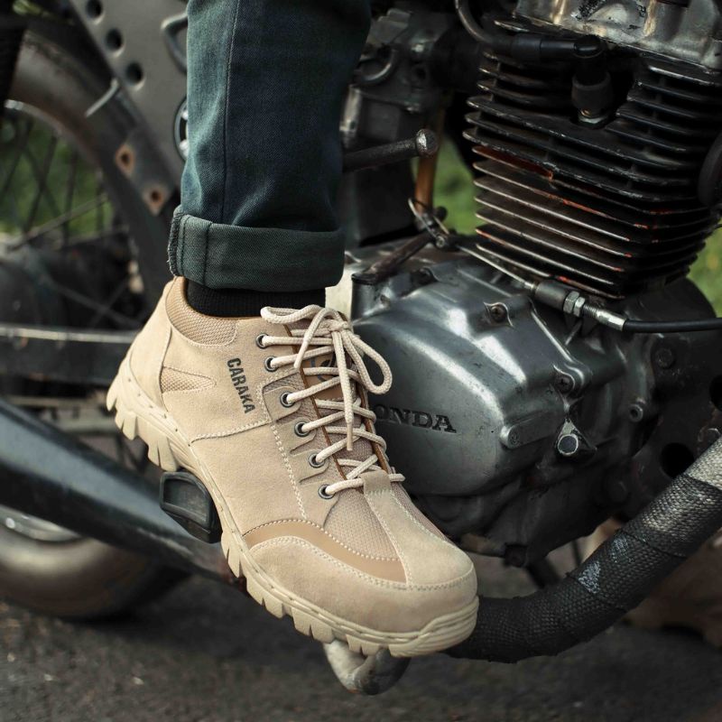 Free BOX Shoes Leather LOW BOOTS TOURRING CARAKA FOOTWEAR Men HADE UK ...