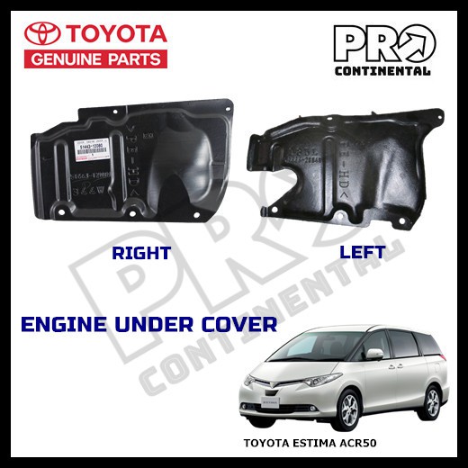 GENUINE TOYOTA ESTIMA ACR50 GSR50 2006-2019 ENGINE UNDER SPLASH GUARD ...