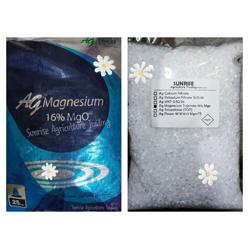 1kg Ag Magnesium Sulphate 16% MgO Epsom Salt Sulfate Fertitrade ...