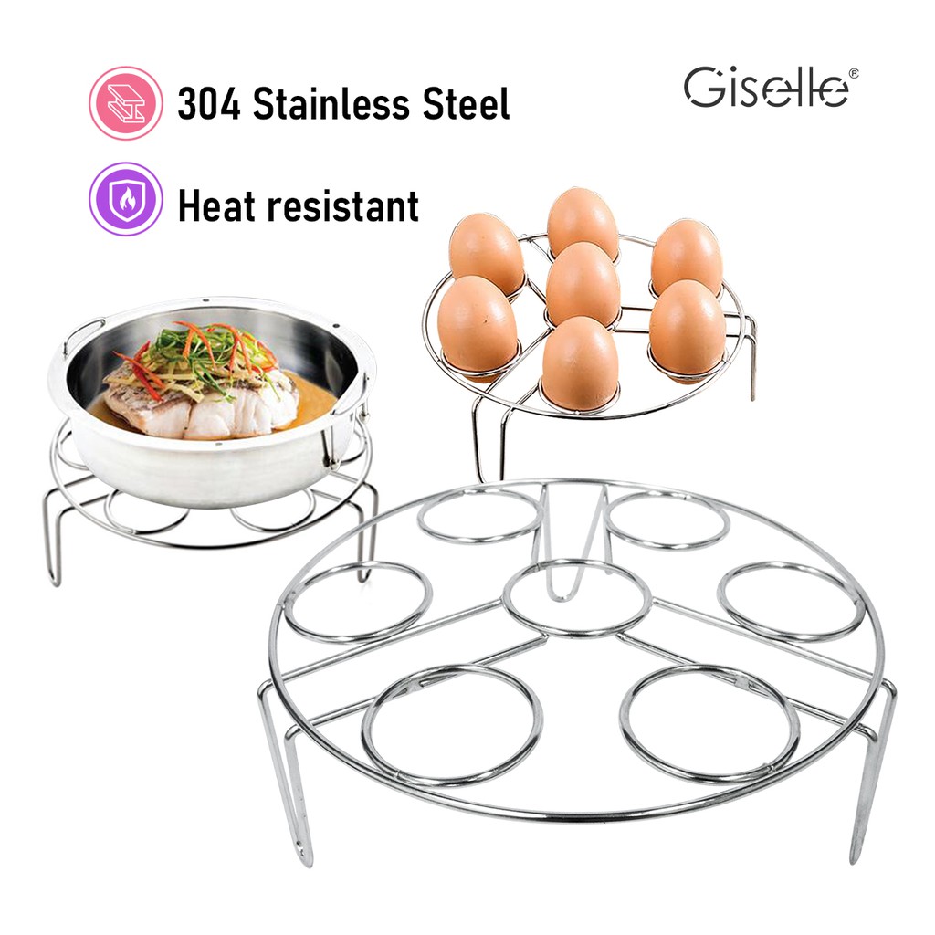 304 Stainless Steel Steamed Egg Rack Egg Steamer Home Multi-Functional ...
