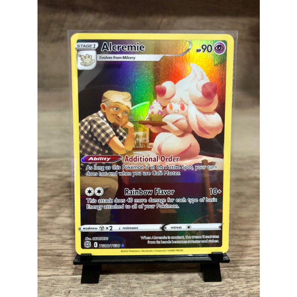 Pokemon TCG - Alcremie TG08/TG30 CHR (SS9 Brillant Star) Pokemon ...