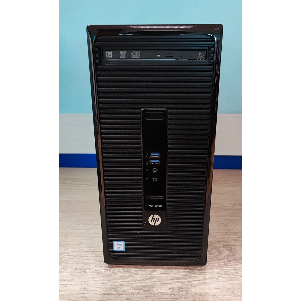 HP ProDesk 400 G3 Microtower PC + HP V194 18.5-inch Monitor (Bundled ...