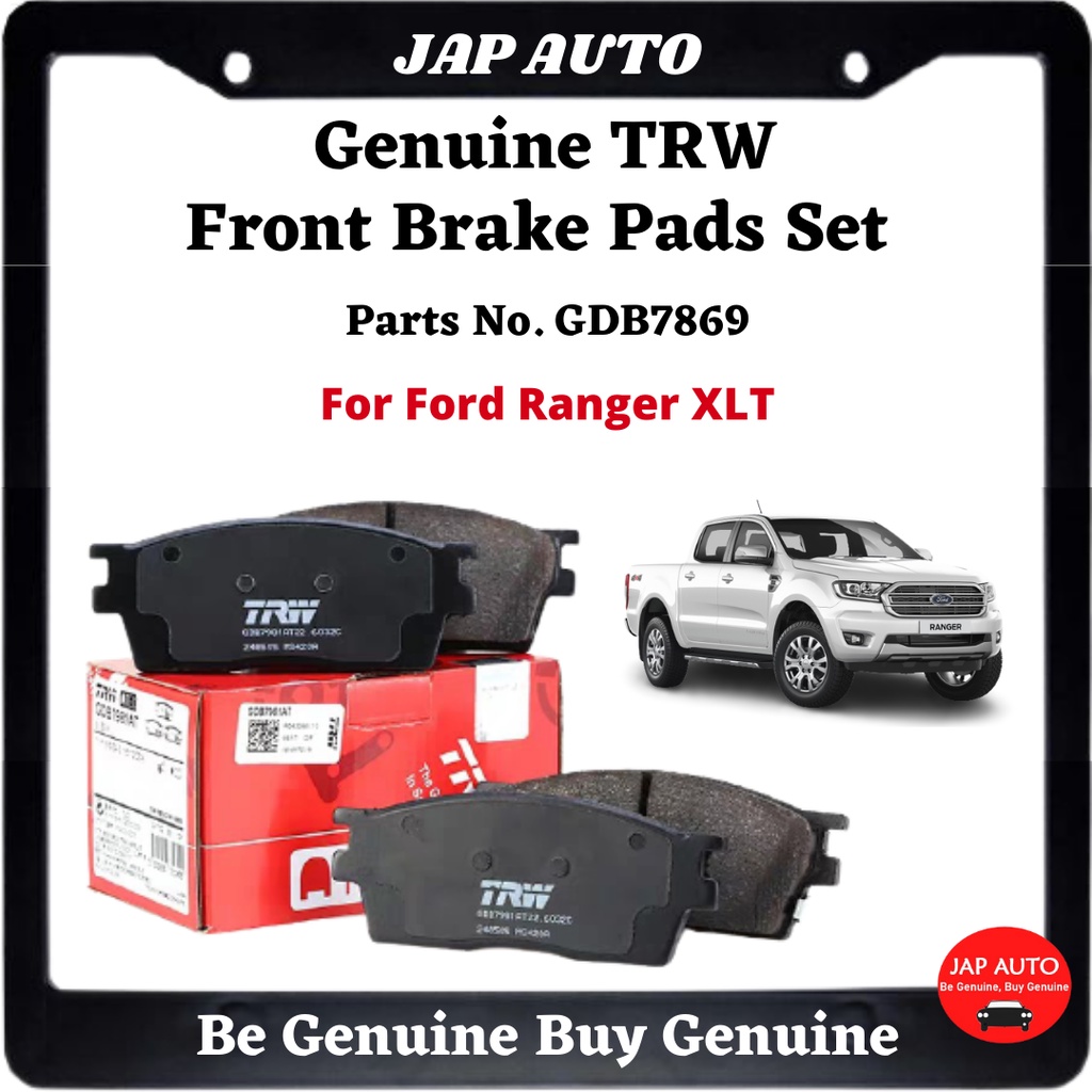 Ford Ranger XLT TRW Front Brake Pads - GDB7869 | Shopee Malaysia