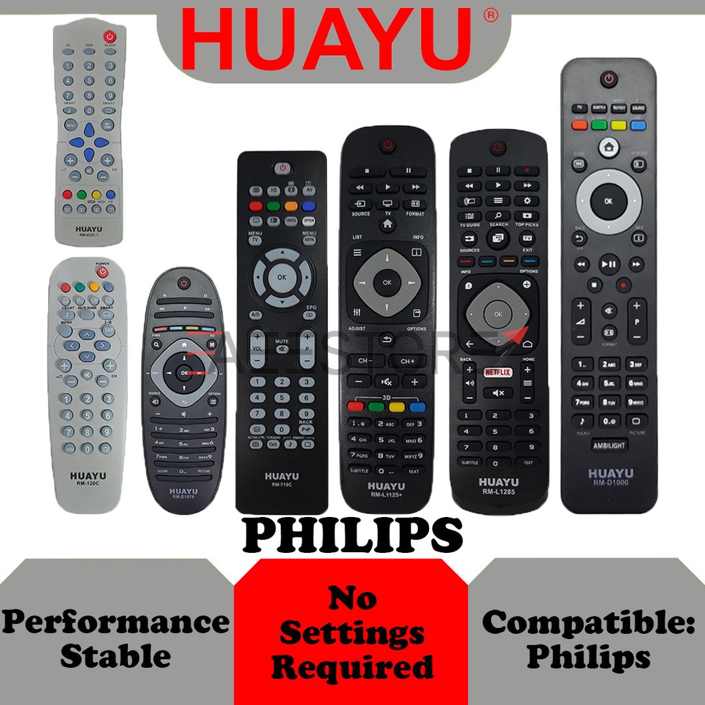 (Compatible: Philips ) Huayu Universal / Multi TV / Television / LCD ...