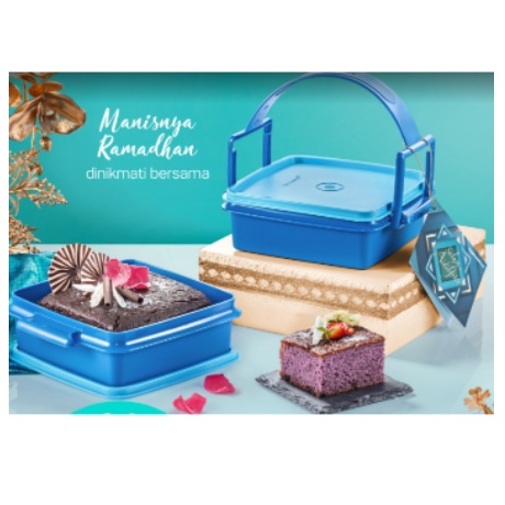 Tupperware Raya Cake Set/ Dessert Plate/ Pinggan (4pcs)/ Raya/ Ramadhan ...