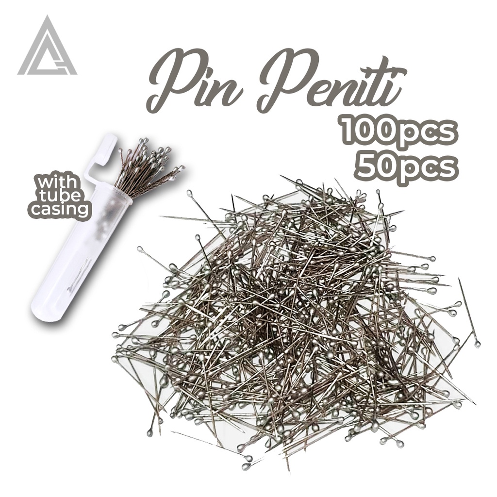 50/100 PCS JARUM PIN PENITI/JAPAN MICROPIN UNTUK TUDUNG DAN HIJAB TAHAN ...