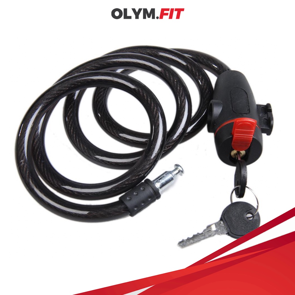 Bicycle Basikal Bike Lock Anti Theft Long With Combination 5 Digit Key ...