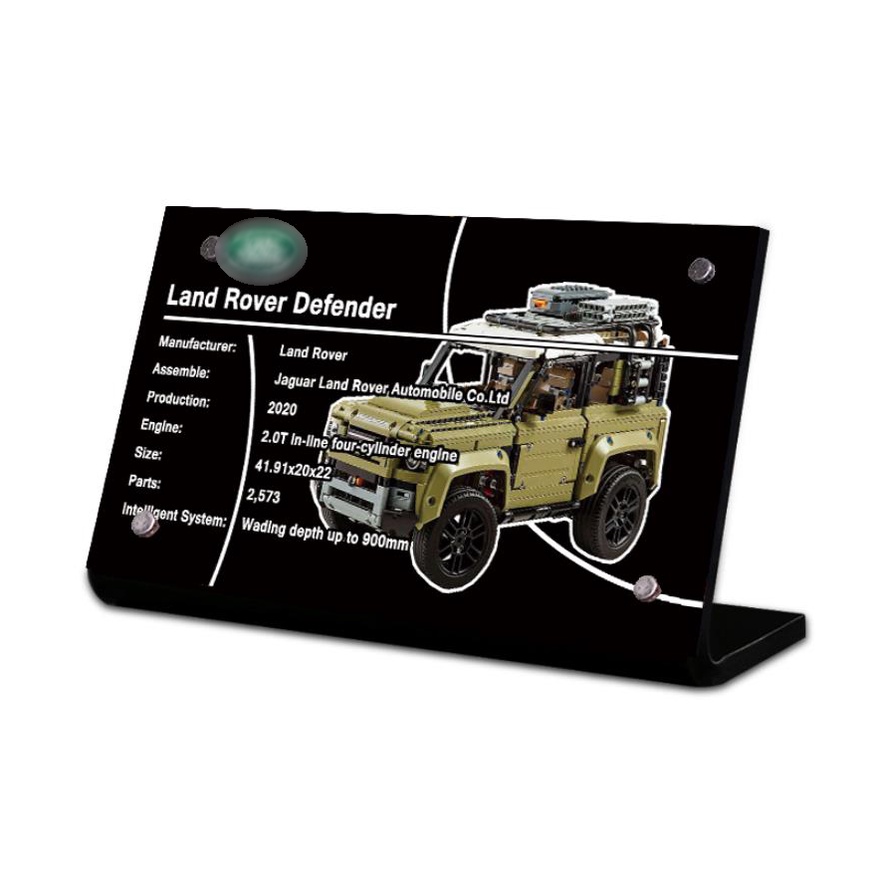 Sticker Plaque for LEGO 42110 Land Rover Defender, Car021 | Shopee Malaysia