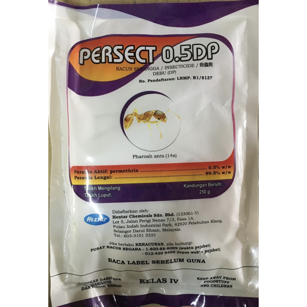 * ORIGINAL * Hextar Persect 0.5DP 250g / racun serangga / semut ...
