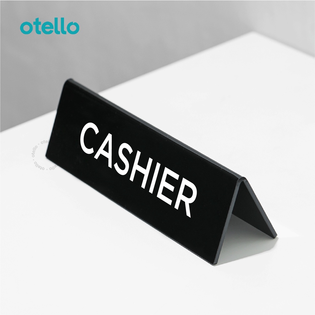 Cashier Table Sign Acrylic Tent Card Writing Acrylic Tag Acrylic Sign ...