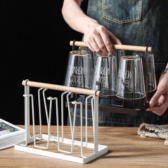 Glass Rack Nordic/Glass Holder Rack/Rak Gelas Cawan | Shopee Malaysia