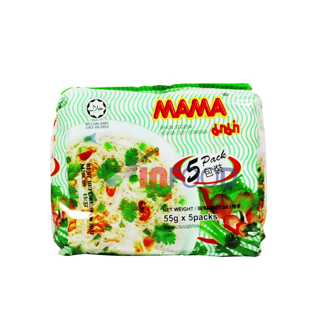 MAMA Bihun Segera (offer!! 5+1)/ 妈妈牌米粉 (6x55gm) | Shopee Malaysia