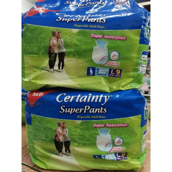 Certainty Super Pants L9 one pack (plastic not perfect) | Shopee Malaysia