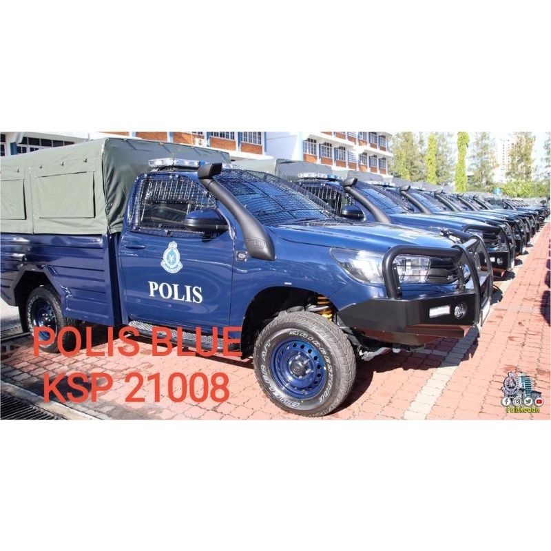 READY STOCK 👍 2K TOUCH UP PAINT POLIS BLUE KSP 21008 cat kereta ...