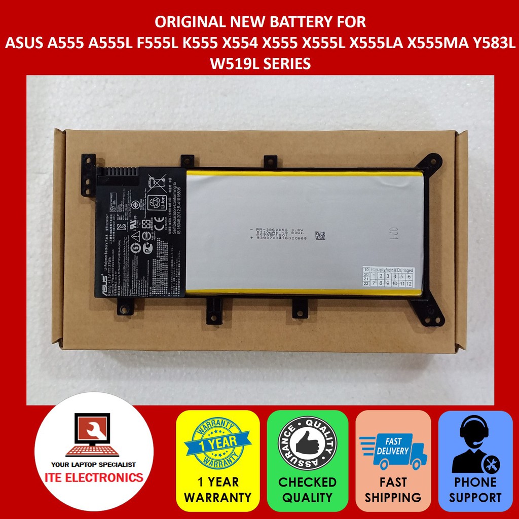ORIGINAL NEW ASUS A555 A555L F555L K555 X554 X555 X555L X555LA X555MA ...