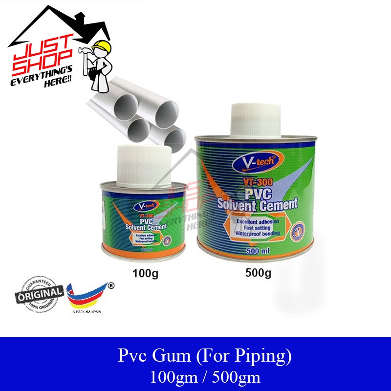 V-Tech PVC Solvent Gum 100ML, 500ML | Shopee Malaysia