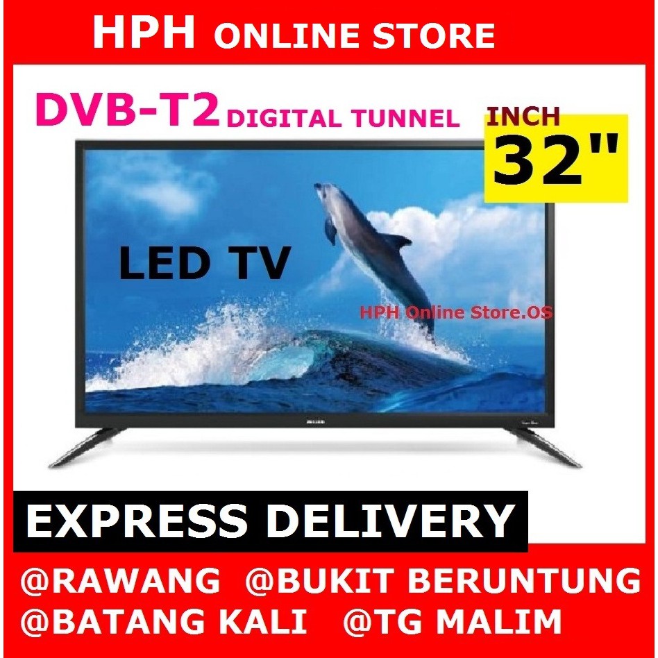 AIWA 32" INCH HD READY LED TV JH32DT700S FUNCTION USB VGA HDMI | Shopee ...