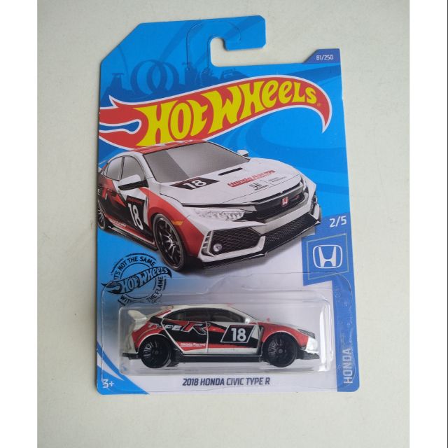 HOT WHEELS 2018 HONDA CIVIC TYPE R | Shopee Malaysia