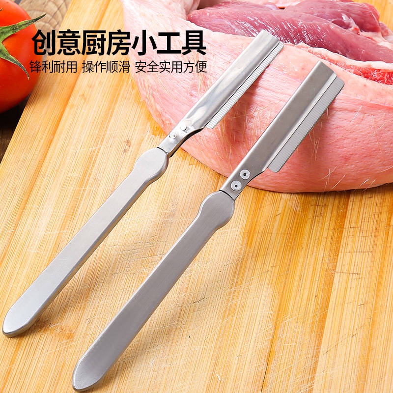 Scraper Hair Cutter Tarik Babi Rambut Knife Khas Pemegang Alat Mencukur ...