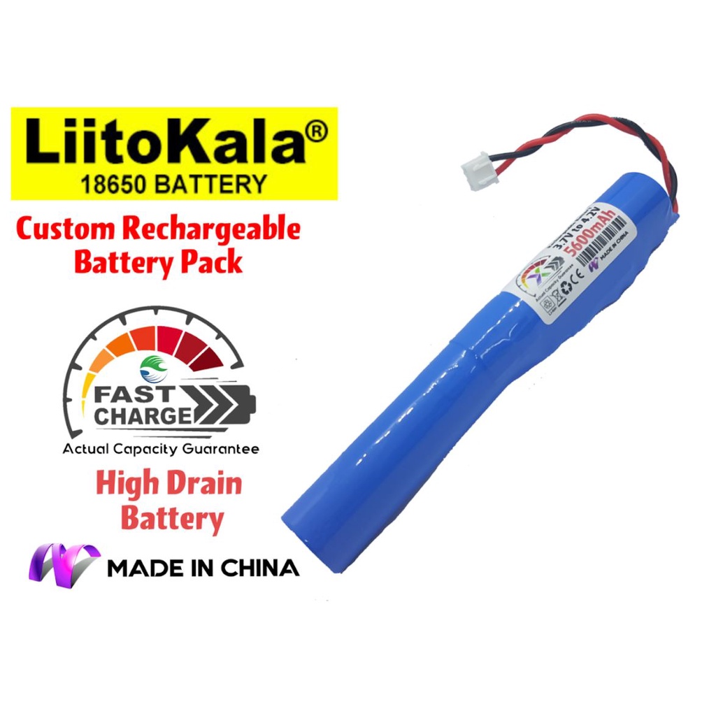 Custom Rechargeable Battery Pack Cuboid Shape Requested Custom | Shopee ...