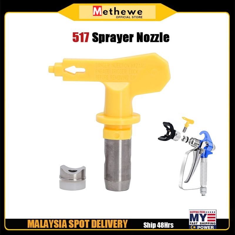 METHEWE Airless Spray Tip 517 Model Airless Paint Spray Gun Sprayer ...
