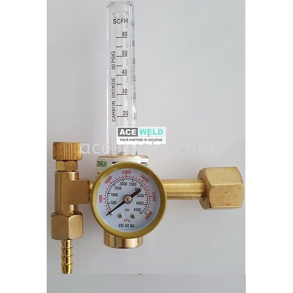 Argon Gas (Tig) CO2 Gas (Mig) Flow Meter Welding Flow Meter Regulator ...