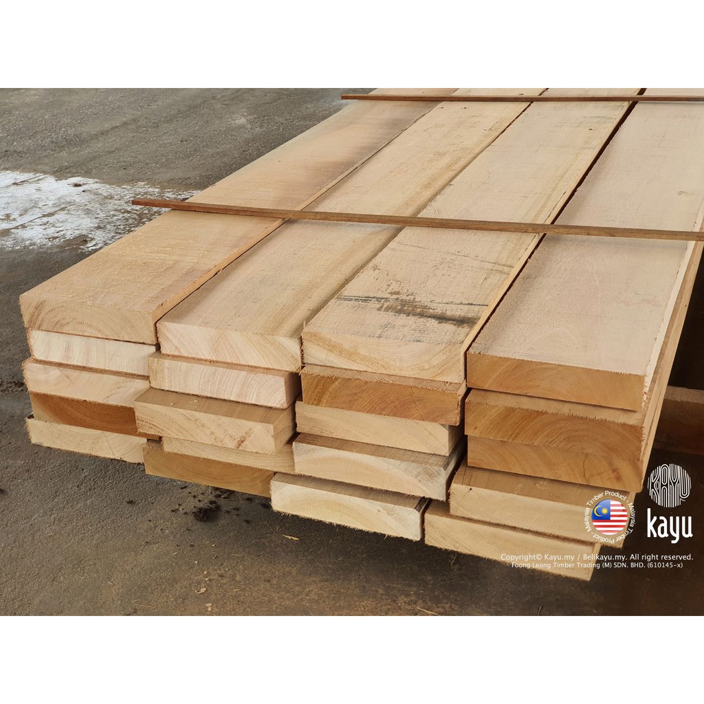 Kayu Balau Solid Wood 2" x 8" (4 ft) | Shopee Malaysia