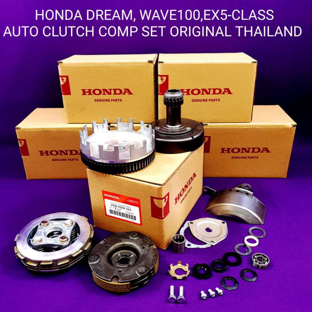 EX5 DREAM WAVE100 WAVE100R EX5 CLASS KRISS100 SYM110 MR1 HONDA AUTO CLUTCH COMPLETE COMP SET ...