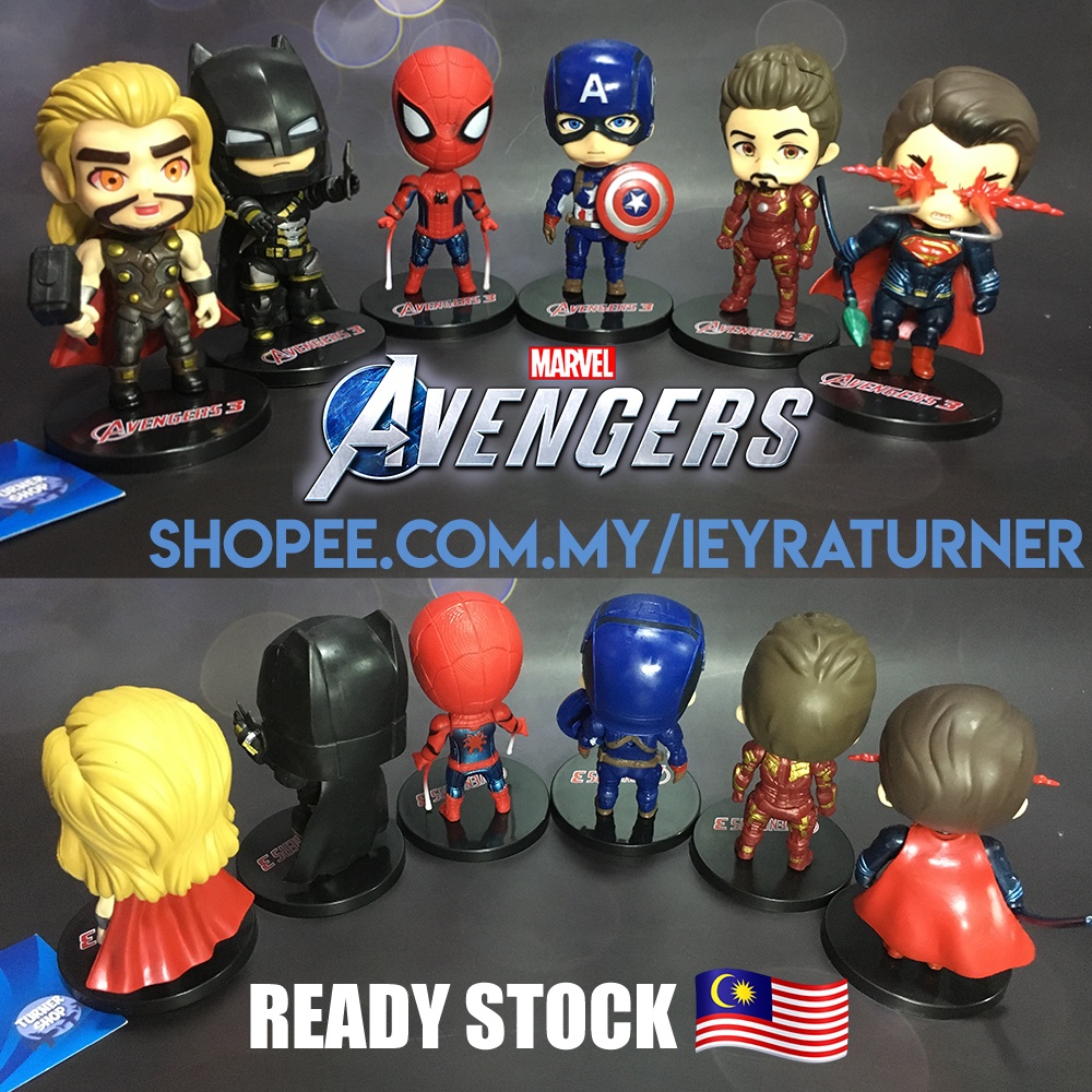NEW Marvel Avengers Alliance Batman Iron Man Superman Thor Spiderman ...