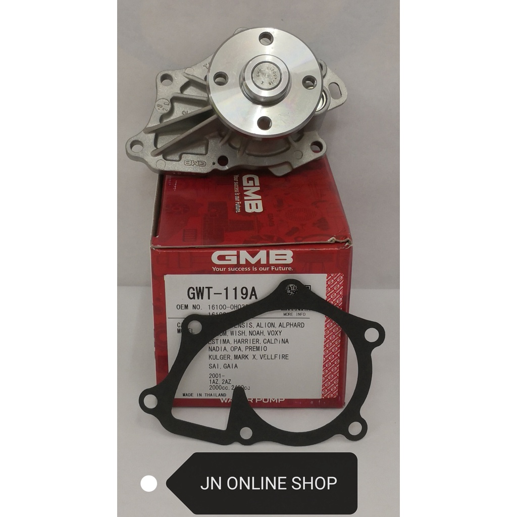 Water Pump (GMB) for Toyota Camry ACV30 Estima ACR30 Harrier MCU30 Ipsum ACM21 2.4 Wish ZGE10 2. ...