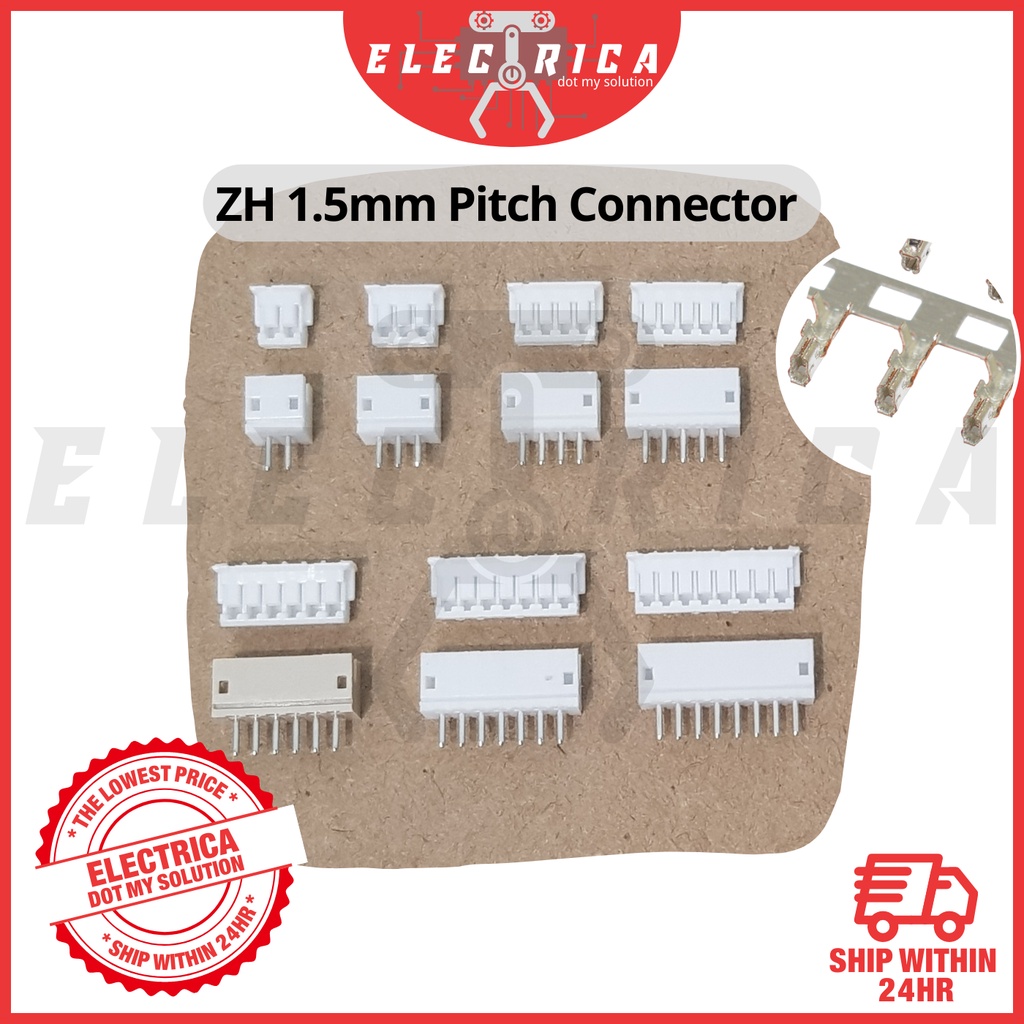 ZH1.5 Connector 1.5mm Pitch PCB Connector 1.5mm Terminal Pin Connector | Shopee Malaysia